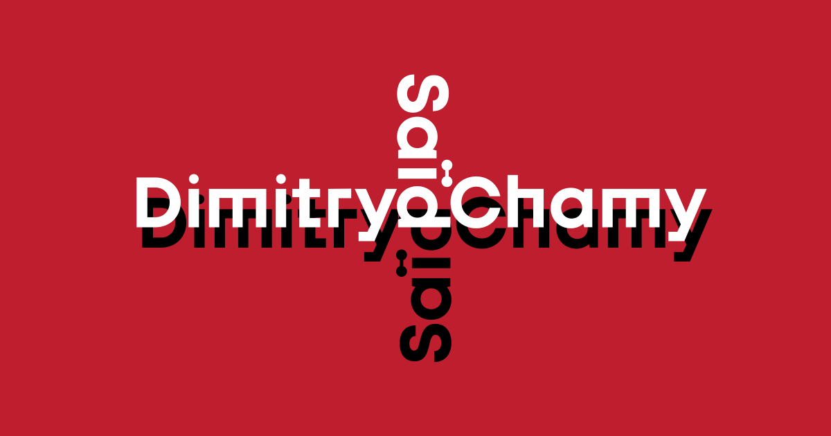 Dimitry Saïd Chamy – Artist, designer, storyteller